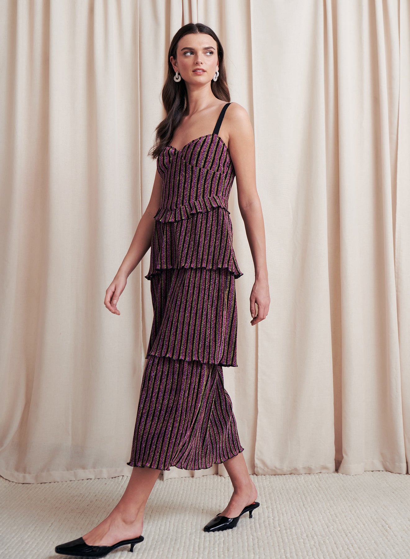 Darina Tiered Midi Dress – Birdies of St Simons